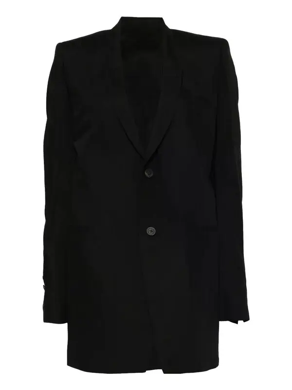 Rick Owens Tailored Blazer - Black