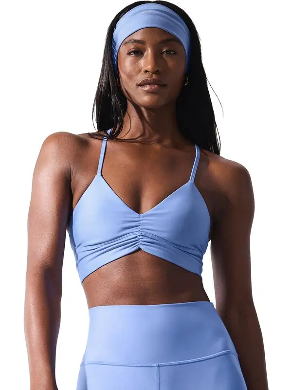 Alo Yoga Airlift Divine Bra - Crystal Clear Blue