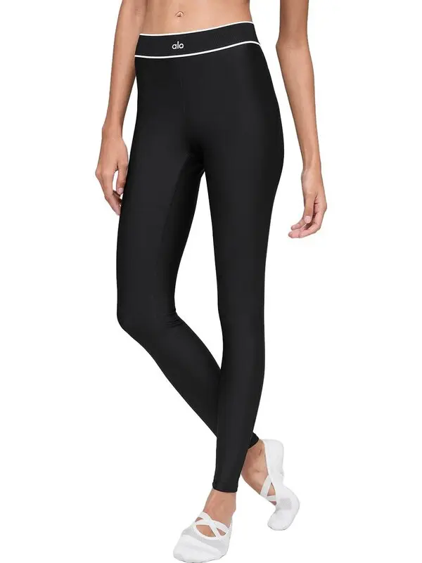 Alo Yoga Airlift High-waist Alignment Legging - Black/white