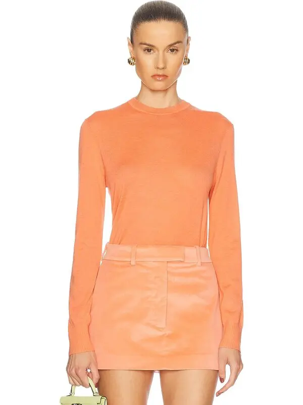 Renggli Cashmere Crewneck Sweater - Sherbet
