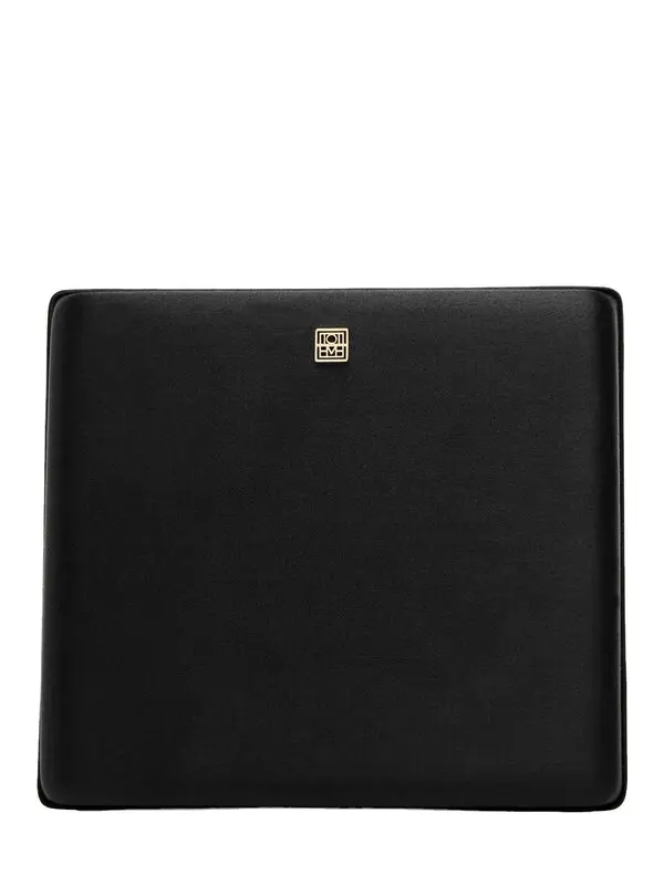TOTÊME Satin Box Clutch - Black