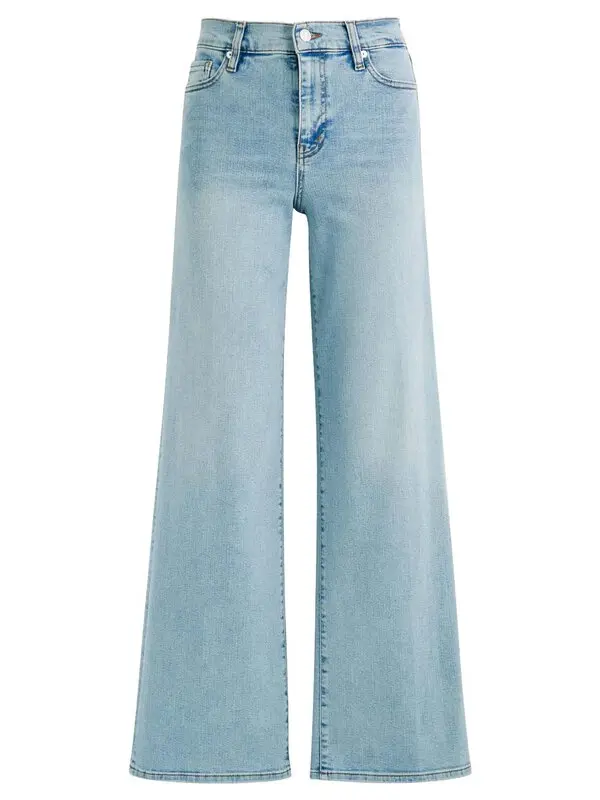 FRAME Le Slim Palazzo Wide-leg Jeans - Blue