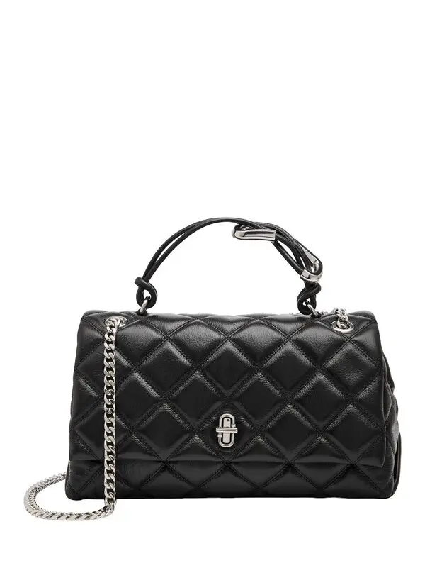 Marc Jacobs Leather Shoulder Bag - Black