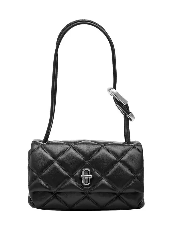 Marc Jacobs Dual Mini Leather Shoulder Bag - Black