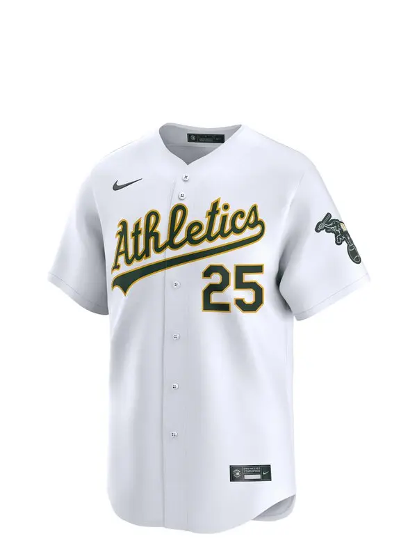Nike Brent Rooker Athletics Dri-fit Adv Mlb Limited Jersey - White