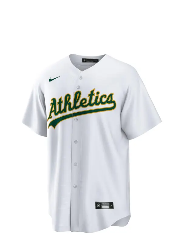 Nike Esteury Ruiz Athletics Mlb Replica Jersey - White