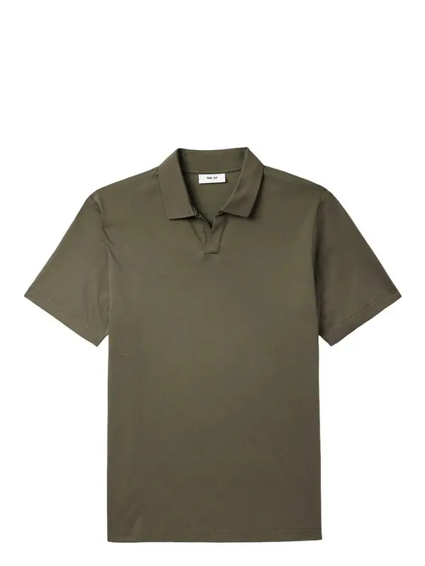 Nn07 Paul 3525 Organic Cotton Polo Shirt - Green