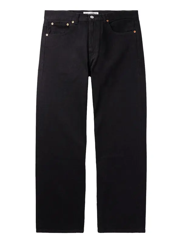 Our Legacy Third Cut Straight-leg Selvedge Jeans - Black