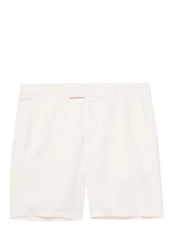Mr P. Straight-leg Linen Shorts - Neutrals
