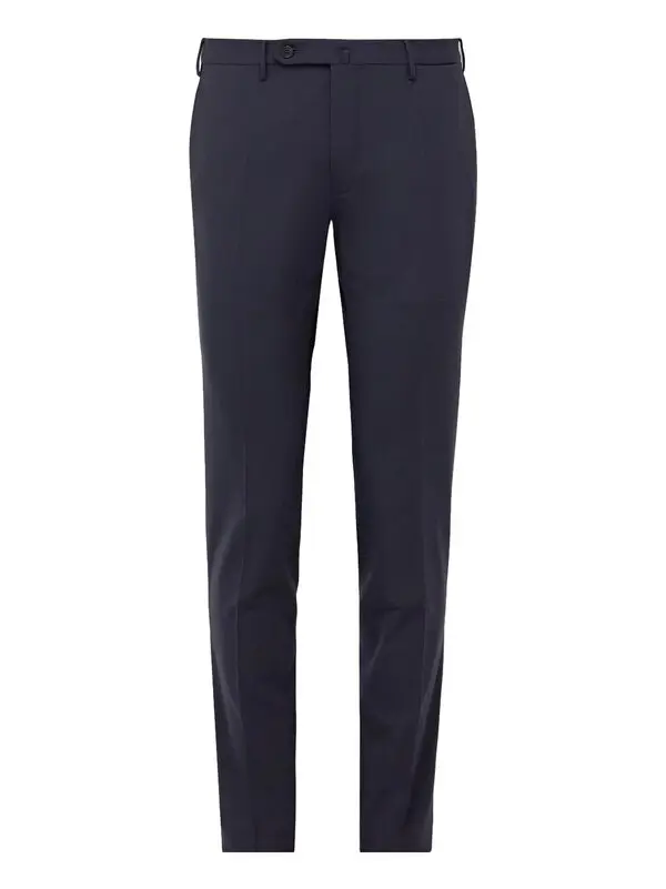 SLOWEAR Venezia 1951 Slim-fit Virgin Wool-blend Trousers - Blue