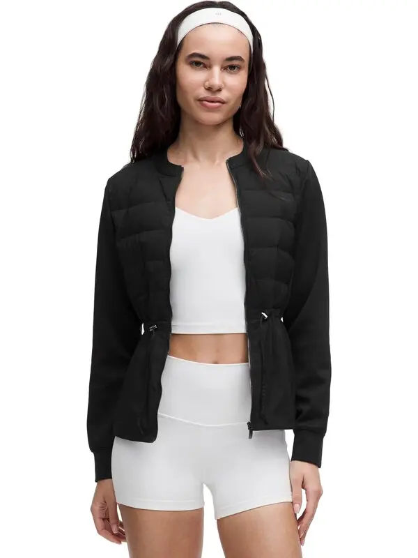 Lululemon Down-filled Cinch-waist Jacket - Black