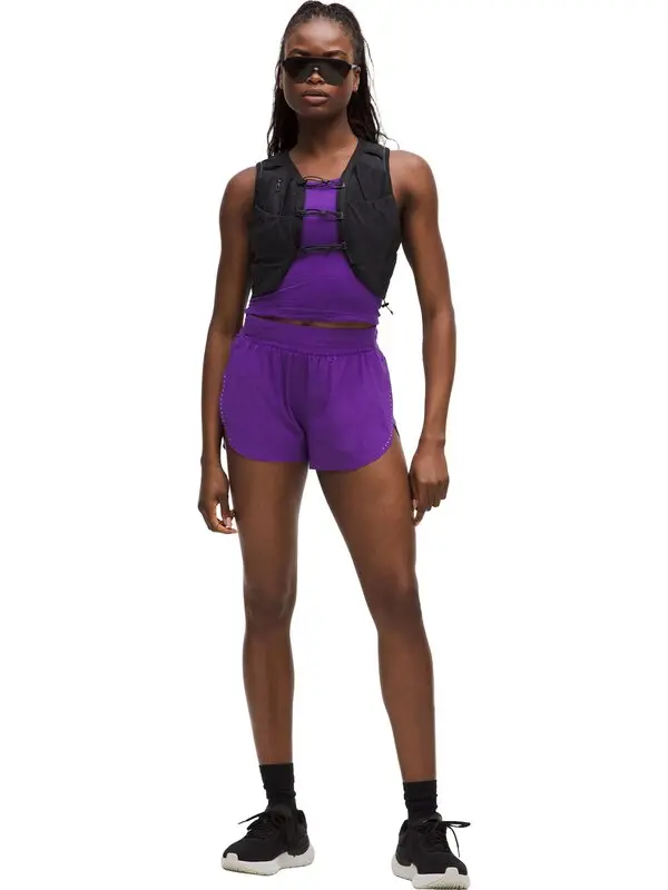 Lululemon Fast And Free High-rise Split Short 3 - College Purple