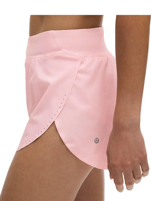 Lululemon Fast And Free High-rise Split Short 3 - Pink Pearl