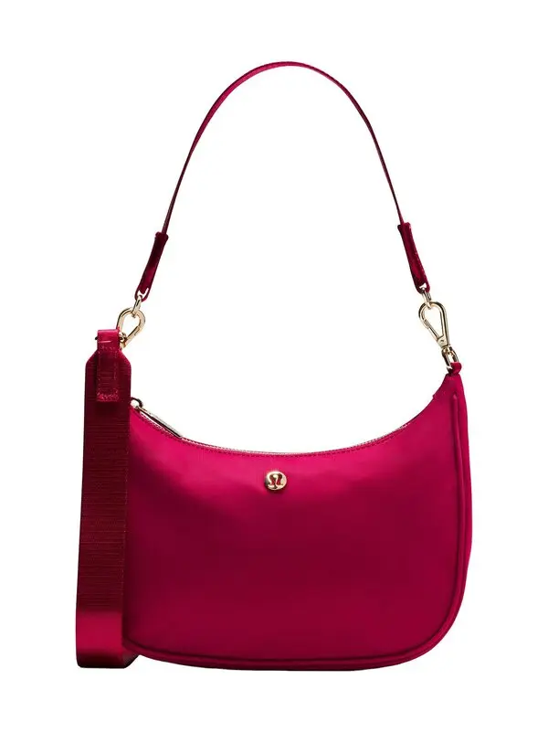 Lululemon City Essentials Small Shoulder Bag - Berry Rumble