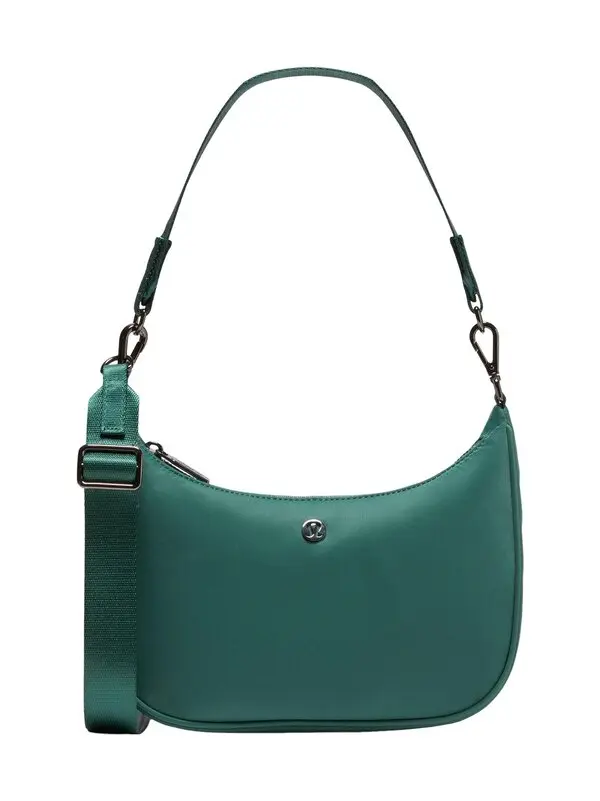 Lululemon City Essentials Small Shoulder Bag - Deep Marina/gunmetal