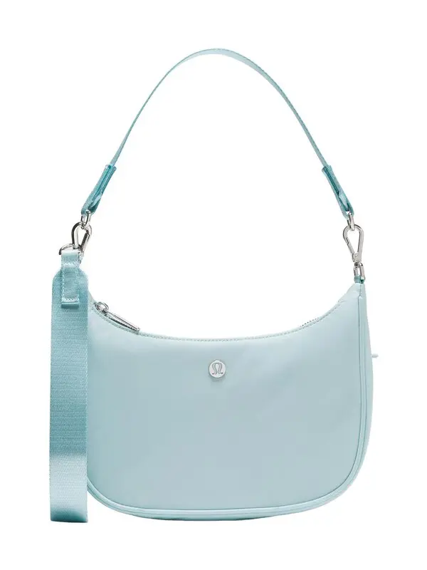 Lululemon City Essentials Small Shoulder Bag - Foam Cloud/silver
