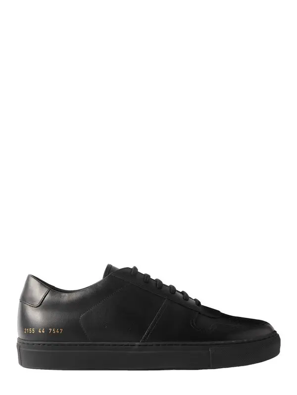 COMMON PROJECTS Bball Leather Sneakers - Black