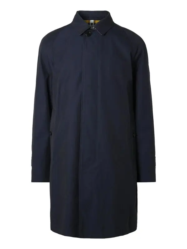 Burberry Cotton-gabardine Car Coat - Blue