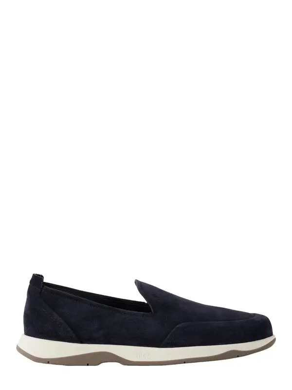 Berluti Echappe Suede Slip-on Sneakers - Blue