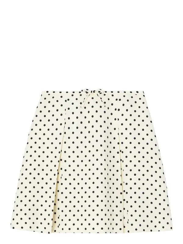 Valentino Garavani Aline Mini Skirt - Cream