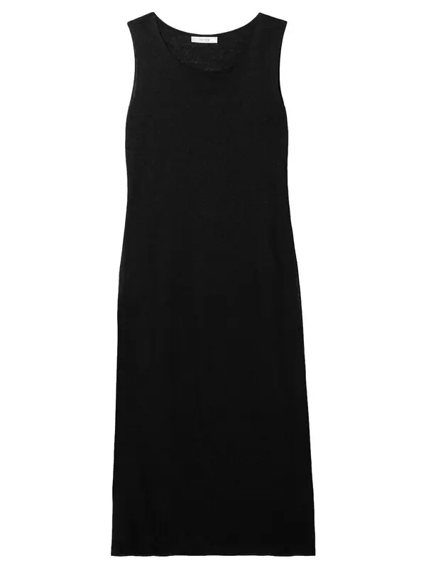 THE ROW Jovienne Knitted Dress - Black