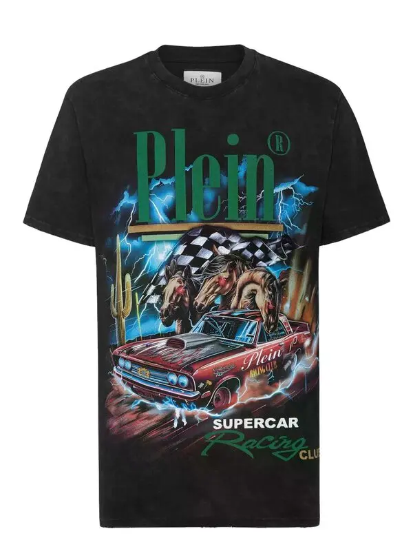 Philipp Plein Racing Club T-shirt - Black