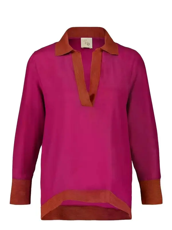 PAULA Diane Silk Top - Pink