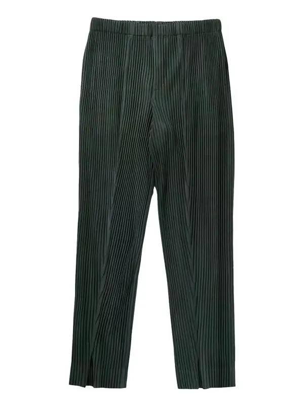 Issey Miyake Pleated Trousers - Green