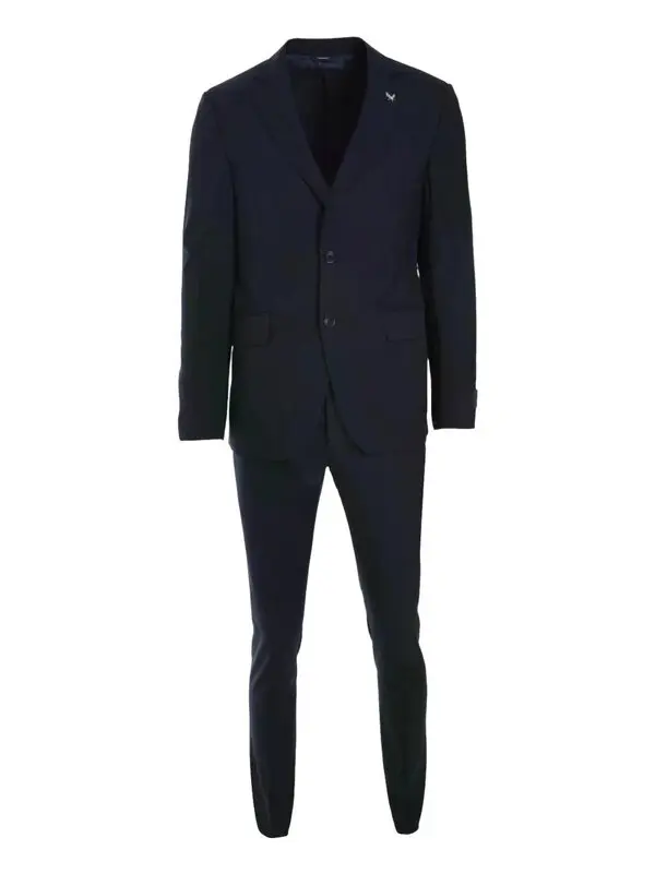 TOMBOLINI Virgin Wool Suit - Blue