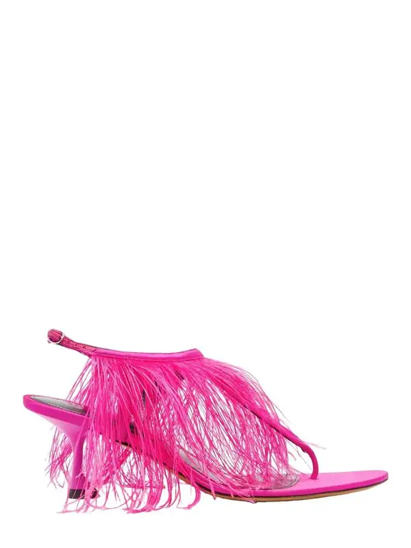 Proenza Schouler 60mm Feather Sandals - Pink
