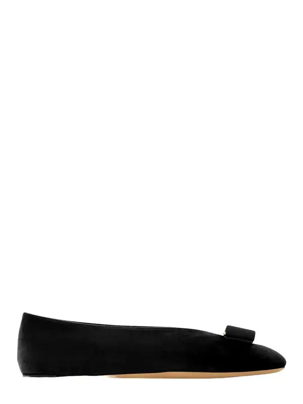 FERRAGAMO Vara Bow Ballet Flats - Black
