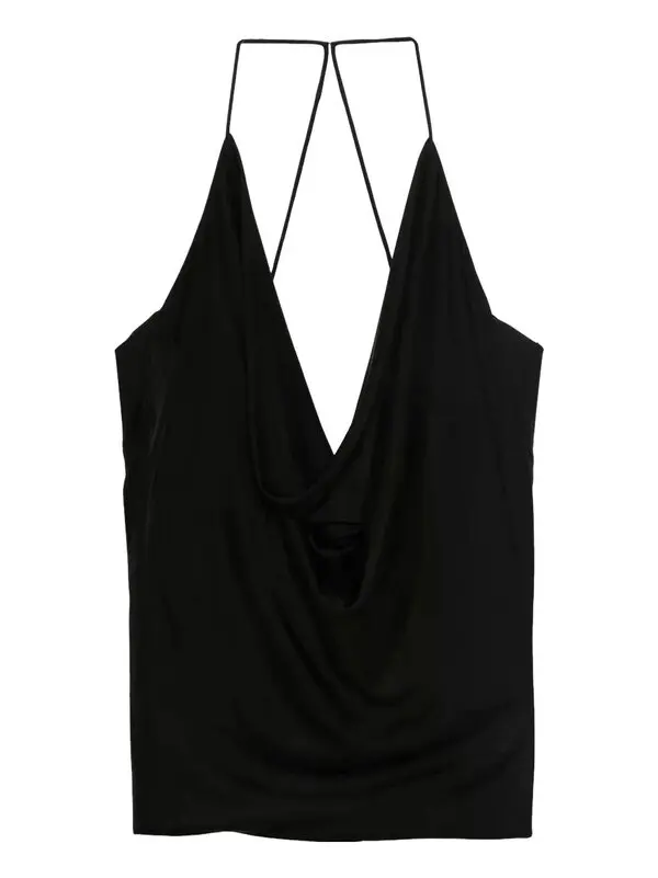 TOM FORD Draped Tank - Black