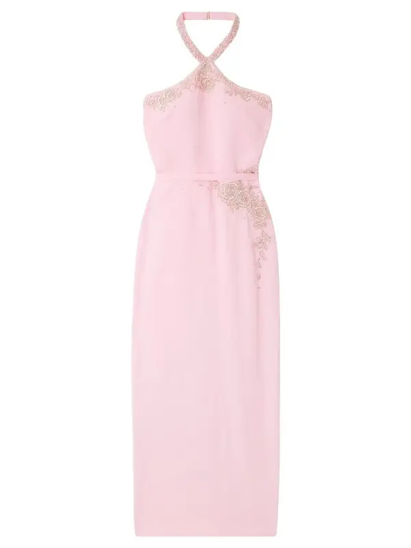 MISS SOHEE Ara Halterneck Gown - Pink