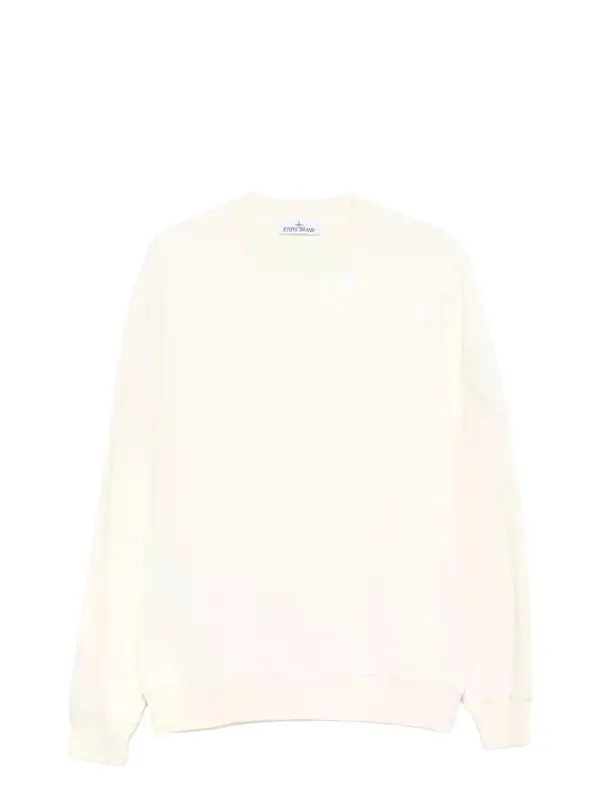 Stone Island Cotton Fleece Sweatshirt - Neutrals