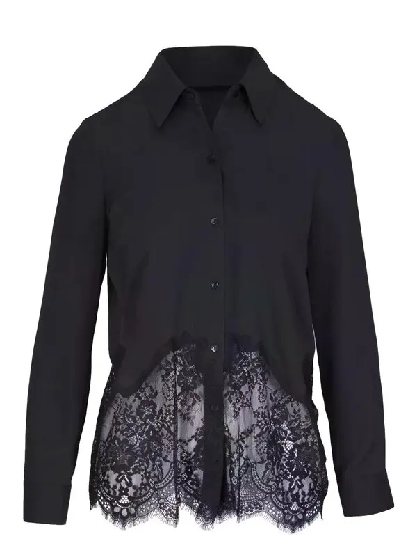 L'Agence Adalee Shirt - Black