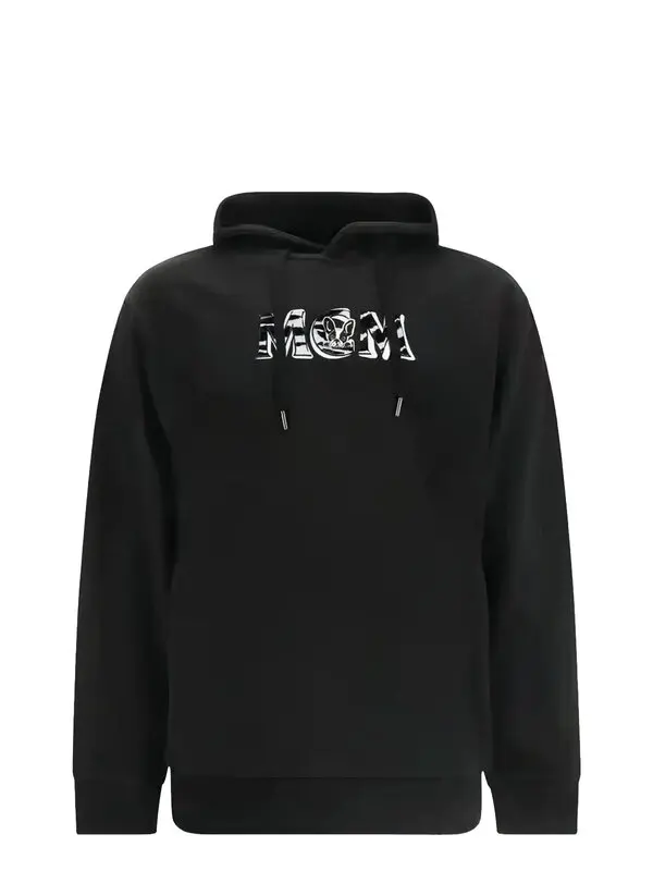 Mcm Pup Logo Hoodie - Black