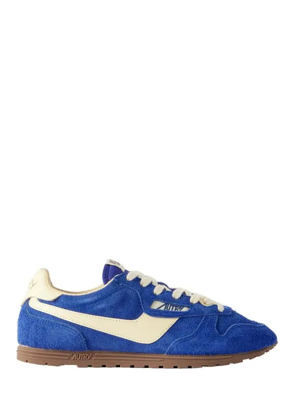 AUTRY Windspin Suede Sneakers - Blue