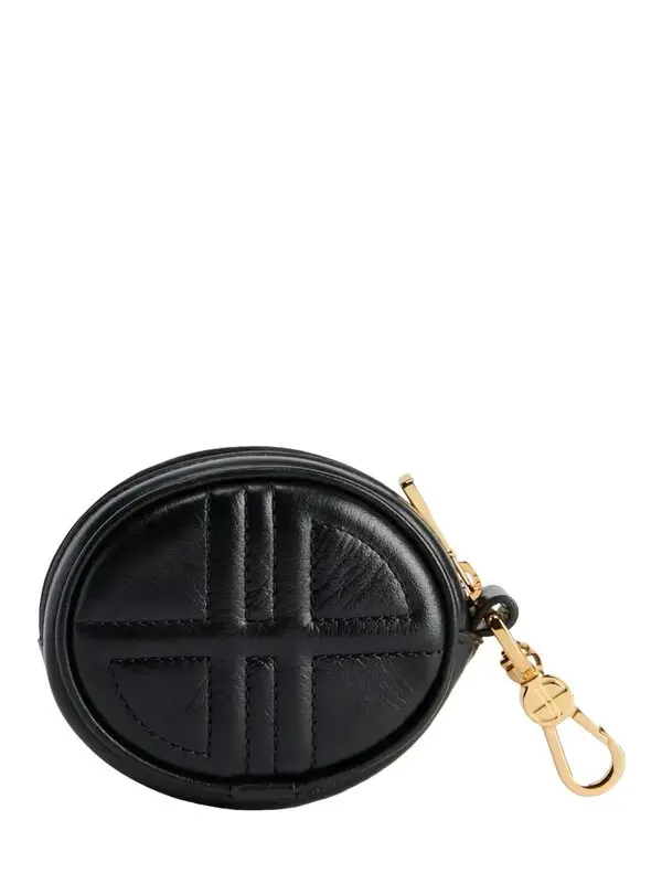 Patou Mini Jp Leather Pouch - Black
