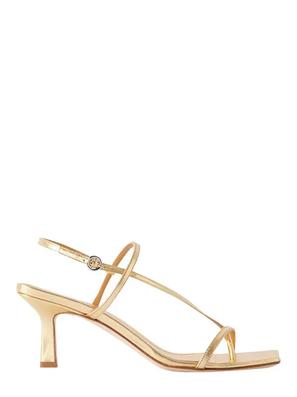 AeydĒ Elise Leather Sandals - Gold