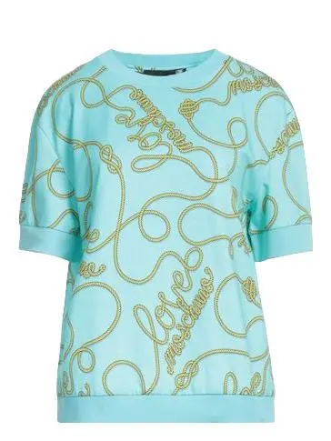 Moschino Graphic Print Crewneck Sweatshirt - Turquoise