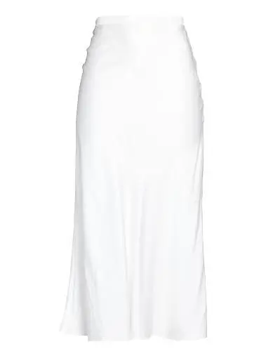 Sandro Midi Slip Skirt - White