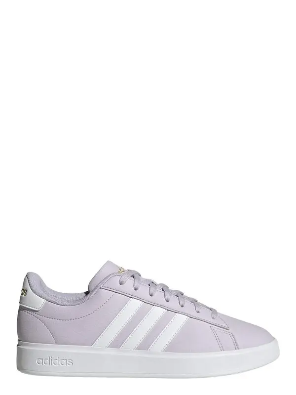 Adidas Grand Court Sneakers - Silver Dawn/cloud White/gold Metallic