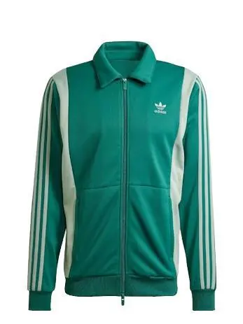 Adidas Adicolor Panel Track Top - Collegiate Green/silver Green