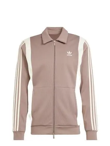 Adidas Adicolor Panel Track Top - Wonder White/trace Brown