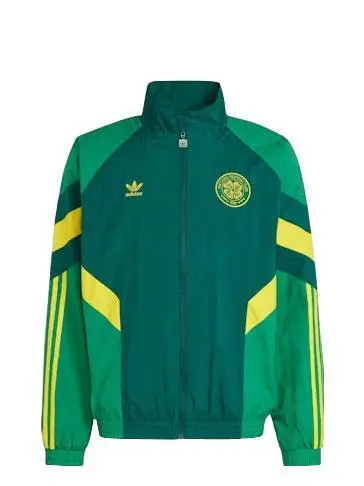 Adidas Celtic Fc Track Top - Team Green/team Dark Green