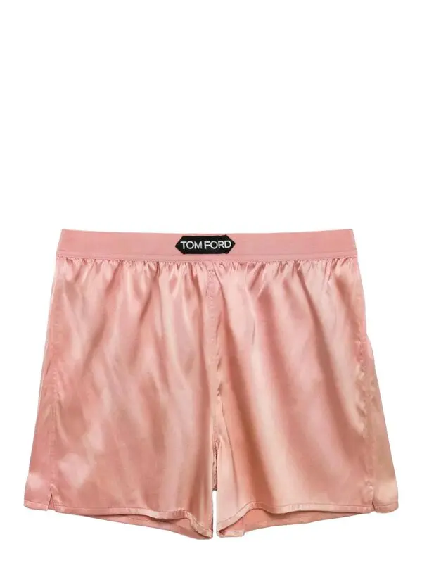 TOM FORD Logo-patch Shorts - Pink