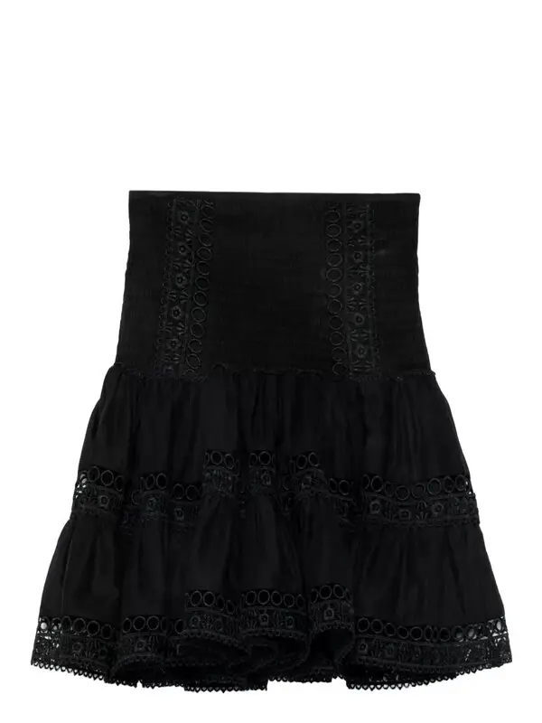 Charo Ruiz Ibiza Hortens Mini Skirt - Black