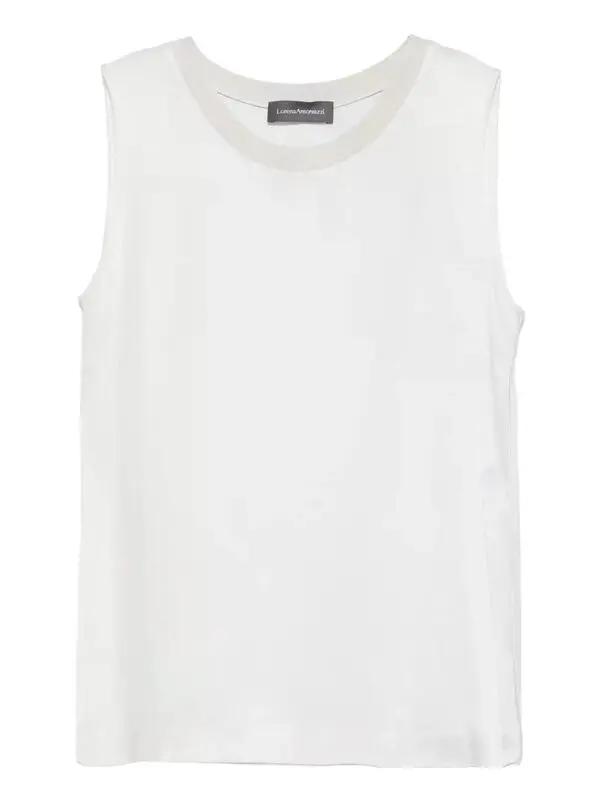 Lorena Antoniazzi Satin Tank Top - Grey
