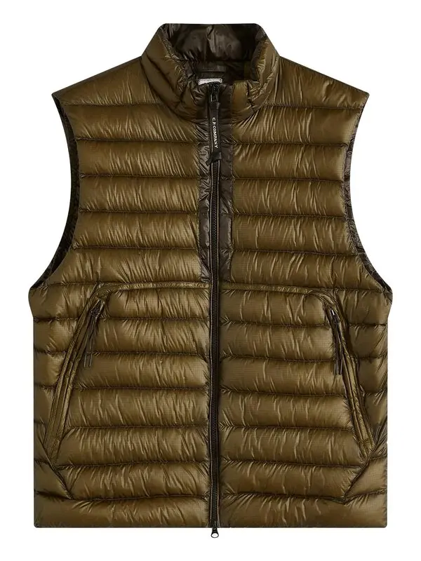 C.P. COMPANY D.d. Shell Lens Down Vest - Ivy Green