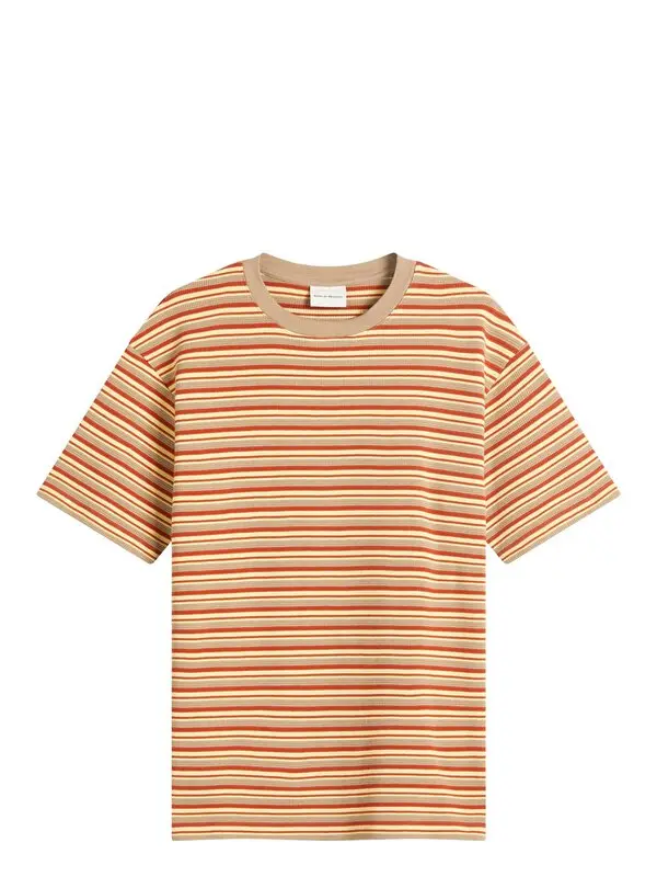 Drole De Monsieur Striped T-shirt - Banana
